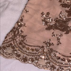 Dresses | Rose Gold Hoco Dress | Poshmark